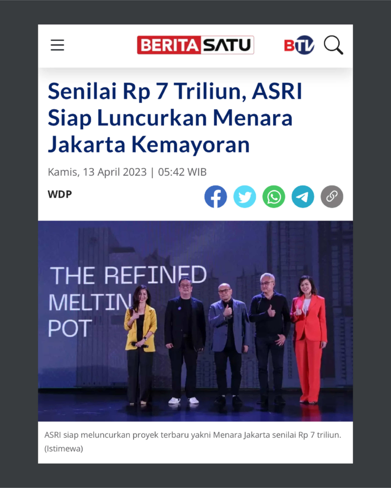 Menara Jakarta on Berita Satu - ASRI